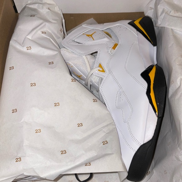 Jordan | Shoes | Jordan True Flight Whiteblackyellow Ochre Mens Shoe ...